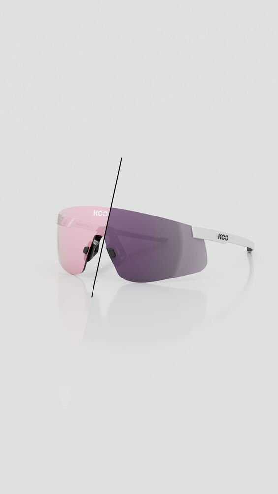 Buy KOO NOVA 923 WHITE MATT PHOTOCHROMIC PINK Cat.1-3 VLT73-11.5% ...